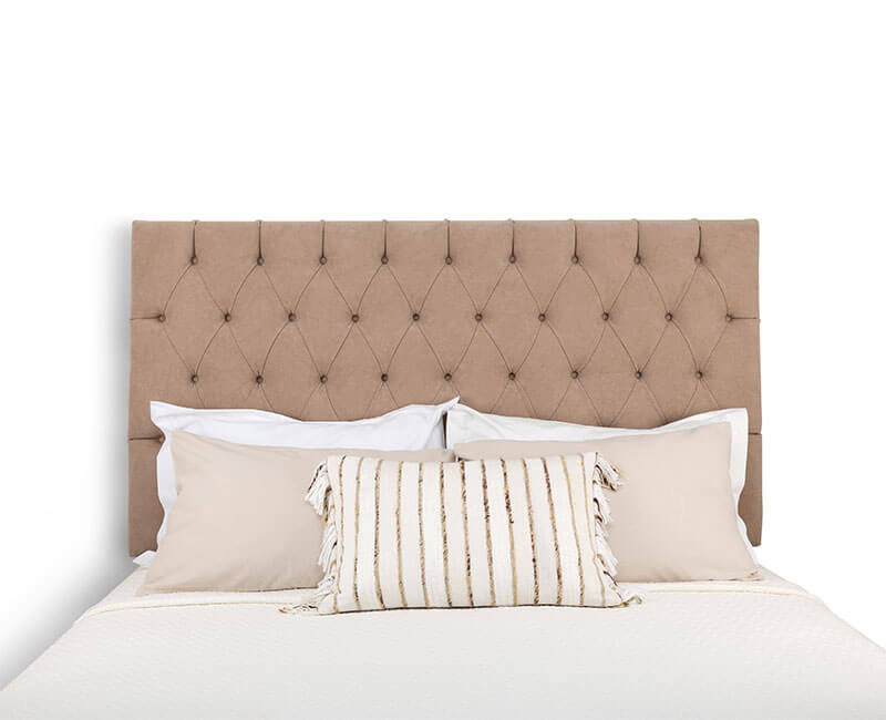 Deep Buttoned Headboard (Suede) – Pascal Furniture