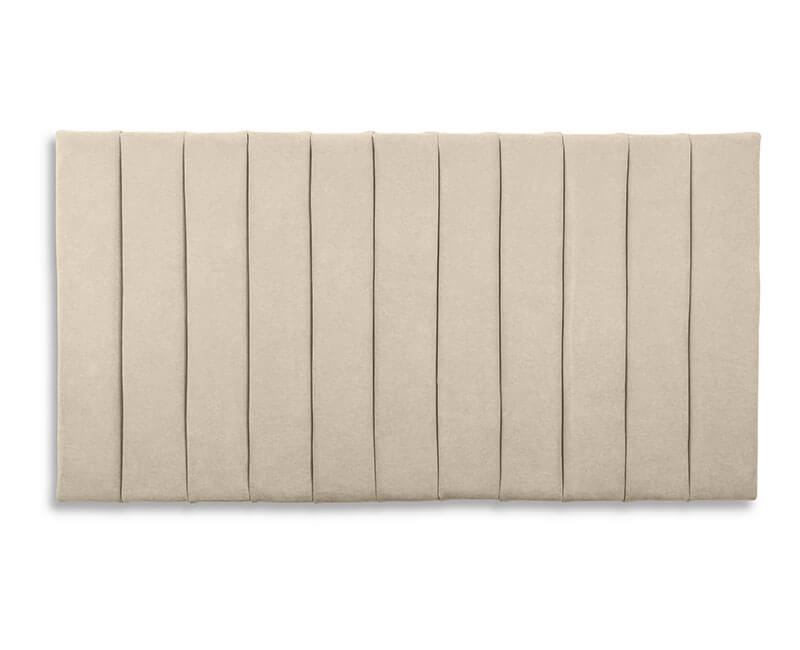 Fluted Headboard (Suede) – Pascal Furniture