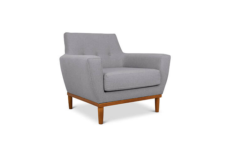 Jansen Single Seater Couch: Scandinavian Armchair | Pascal Furniture
